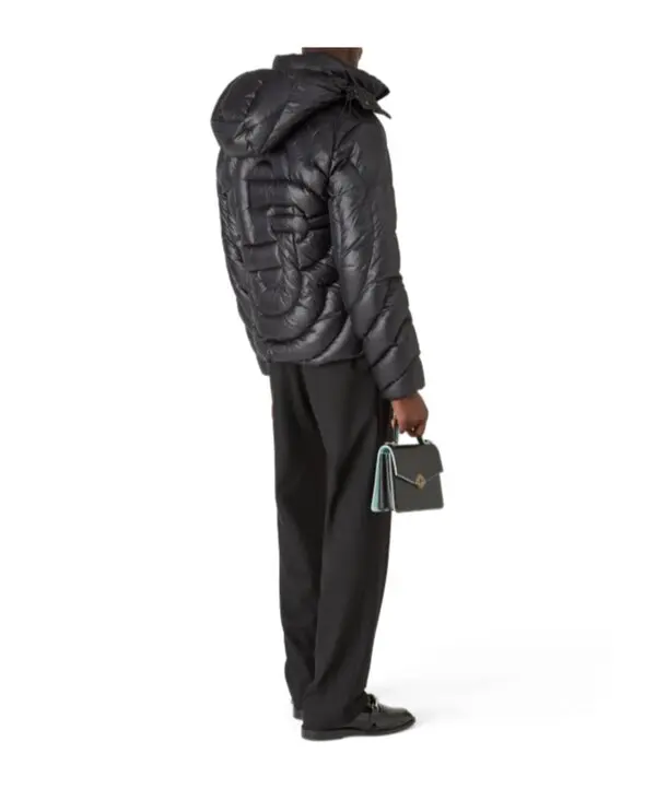 Casablanca Logo Quilted Down Jacket