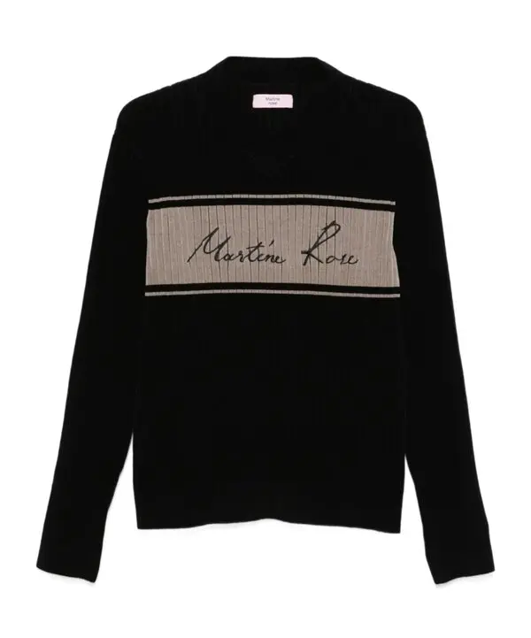 Martine Rose Chenille V-neck Sweater