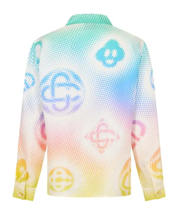 Casablanca Printed Long-sleeved Shirt - Multicolor
