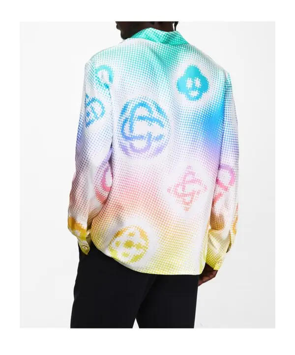 Casablanca Printed Long-sleeved Shirt - Multicolor