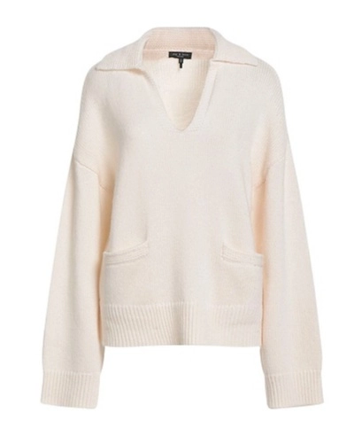 Rag & Bone Solid Wool Knit Sweater