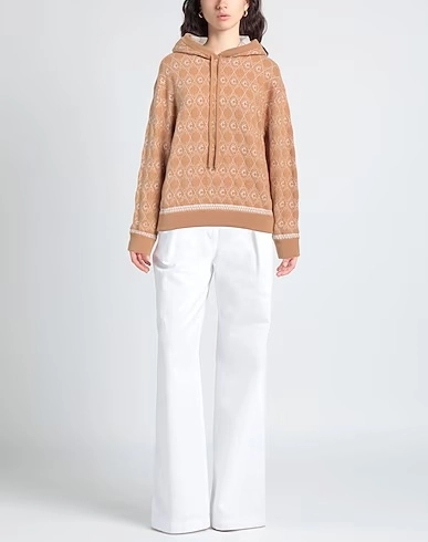 Chloé Two-tone Knit Long Sleeve Top
