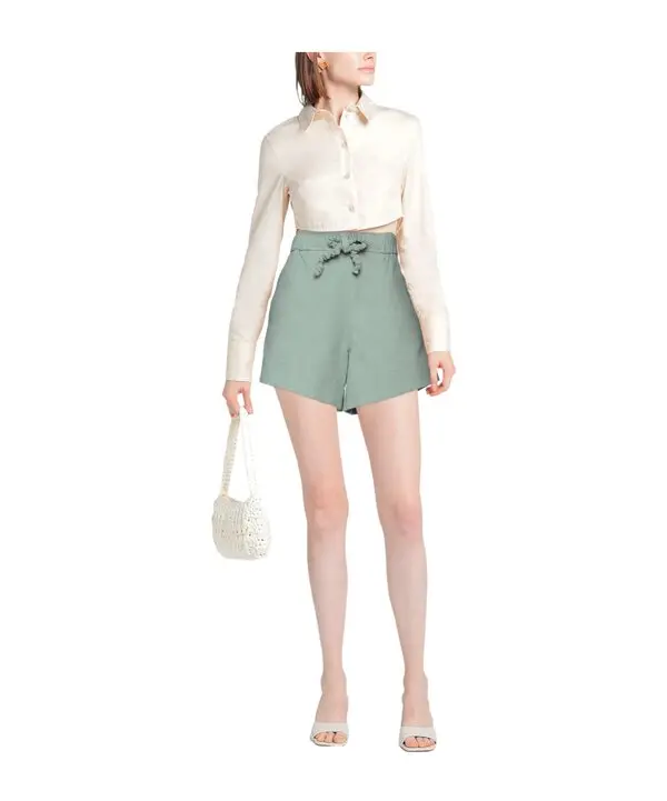 GANNI Simple Versatile Solid Casual Pants