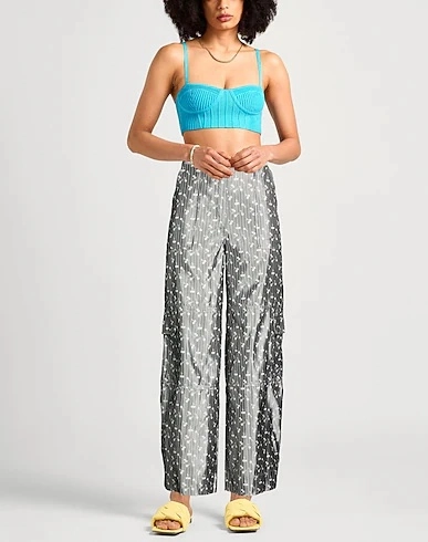GANNI Striped Taffeta Cargo Trousers