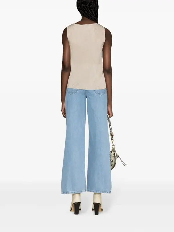 A.p.c. Sleeveless Ribbed-knit Top