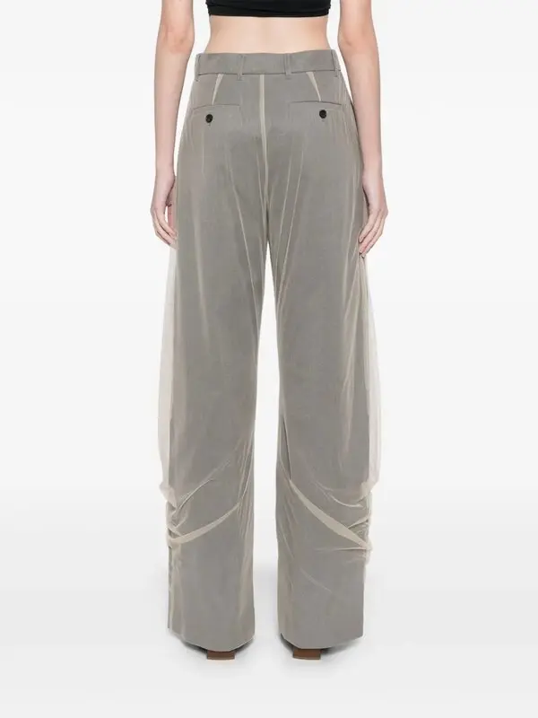 Y/project Layered Draped Trousers - Gray