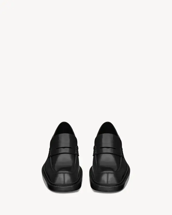 Saint Laurent Harvey Loafers In Smooth Leather
