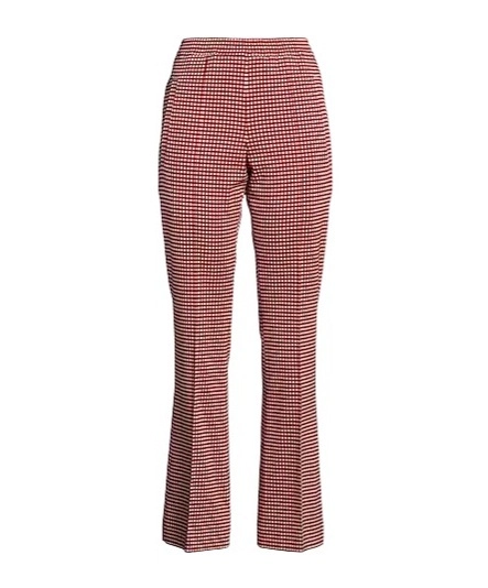 Marni High Waist Plaid Flare Pants