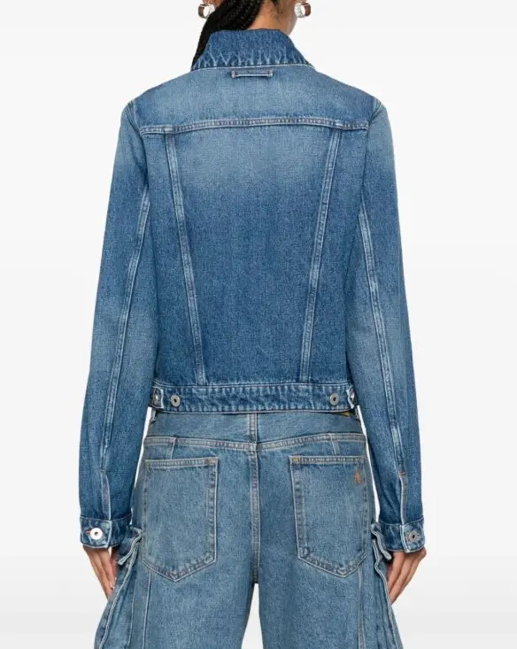 JEAN PAUL GAULTIER Denim Jacket With Logo Detail