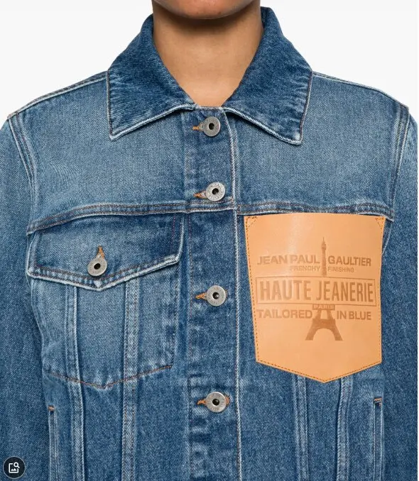 JEAN PAUL GAULTIER Denim Jacket With Logo Detail
