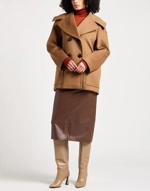 Max Mara Minimalist And Elegant Double-breasted Stylish Coat