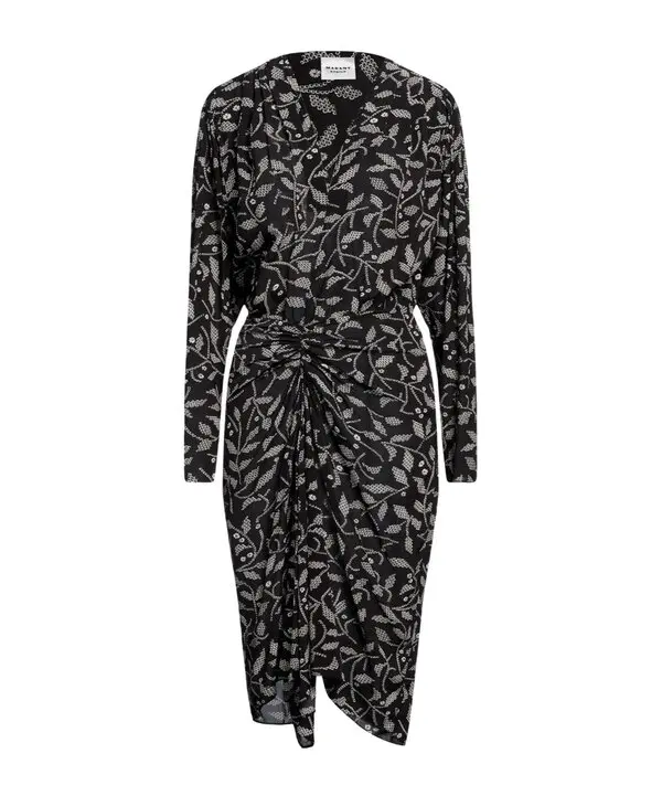 Isabel Marant Étoile Two-tone Knit Dress - Black