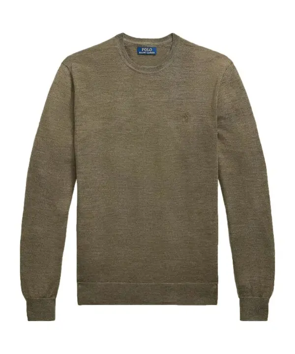 Polo Ralph Lauren Logo Embroidered Crewneck Jumper - Green