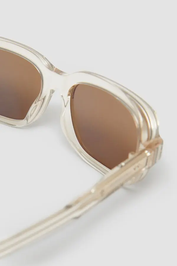 Moncler Suntrap Rectangular Sunglasses