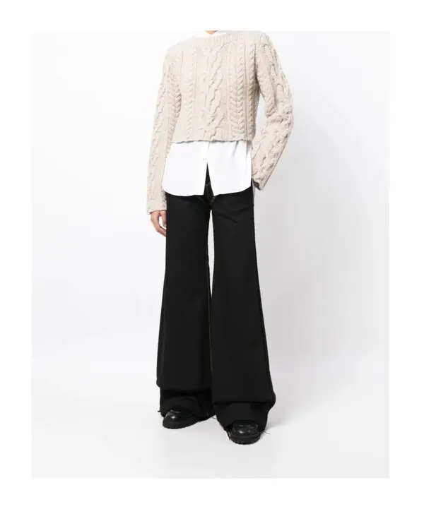 LOW CLASSIC Chunky-knit Wool Blend Jumper