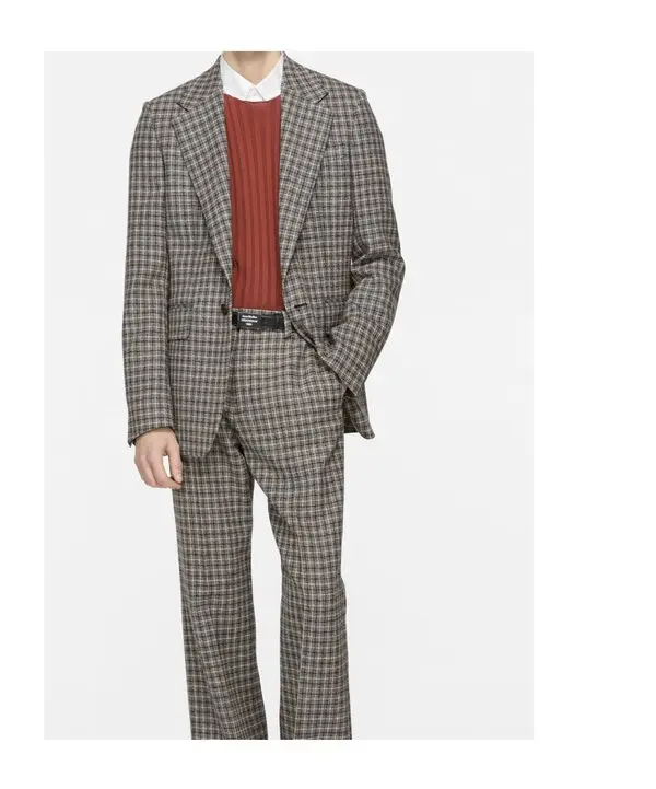 Acne Studios Checked Wool Blazer