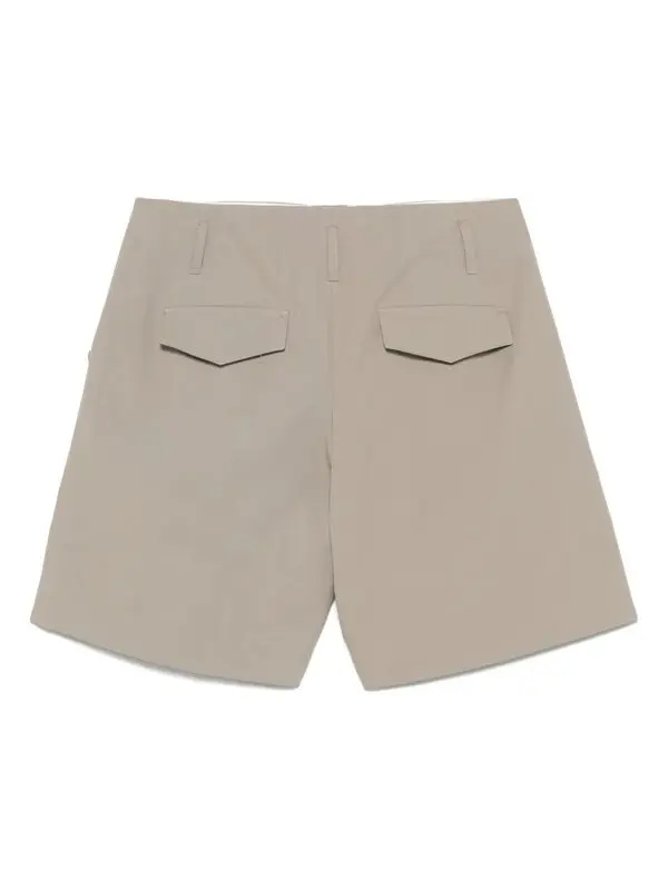 LOW CLASSIC Pleat-detail Shorts