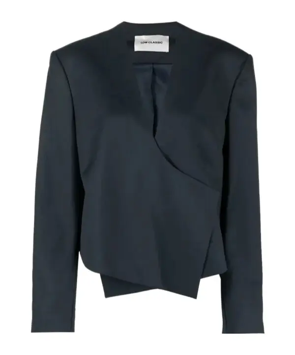 LOW CLASSIC Asymmetrical Wool-blend Jacket