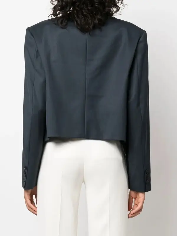 LOW CLASSIC Asymmetrical Wool-blend Jacket