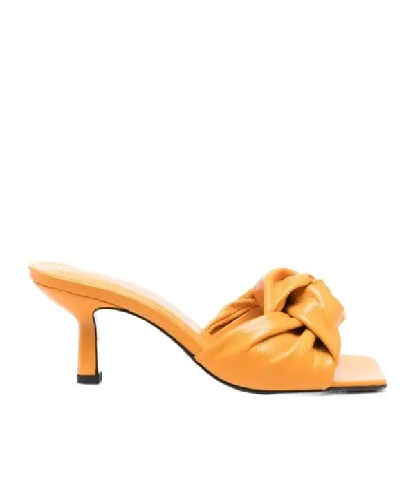 By Far Knot Detail Mules