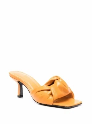 By Far Knot Detail Mules