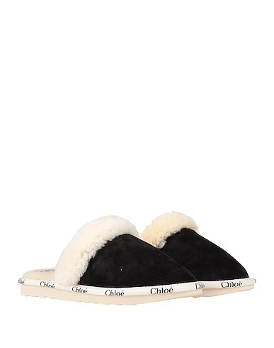 Chloé Two-tone Leather Mules