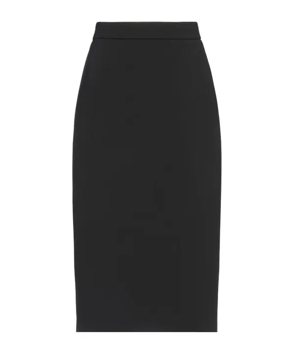 Max Mara High-waist Solid Crepe Skirt