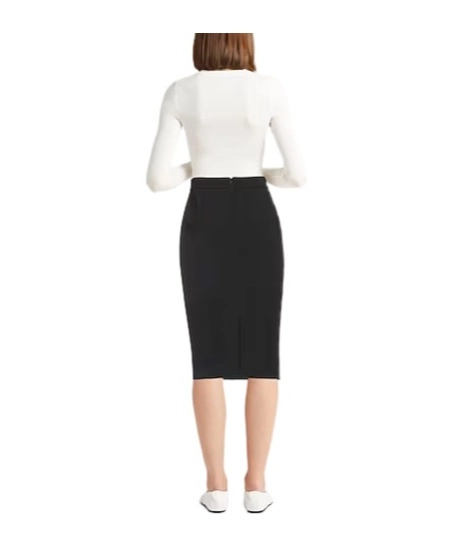 Max Mara High-waist Solid Crepe Skirt