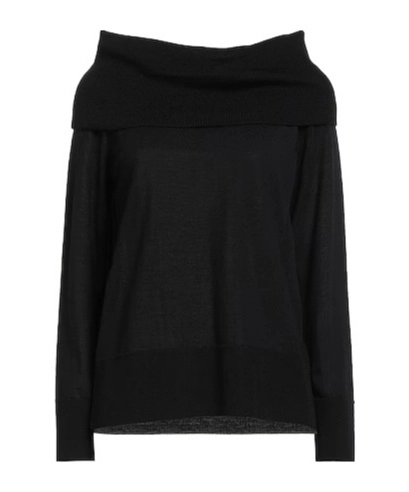 Max Mara Lightweight Solid Wool Knit Sweater