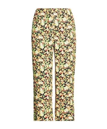 Marni Floral Print Wide Leg Cropped Trousers