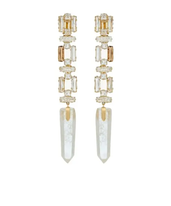 Saint Laurent Chain Pendant Earrings