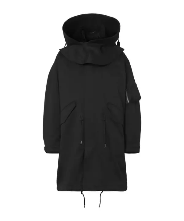 Burberry Logo-print Parka Coat