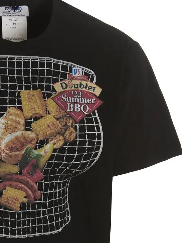 DOUBLET Graphic-print Cotton T-shirt