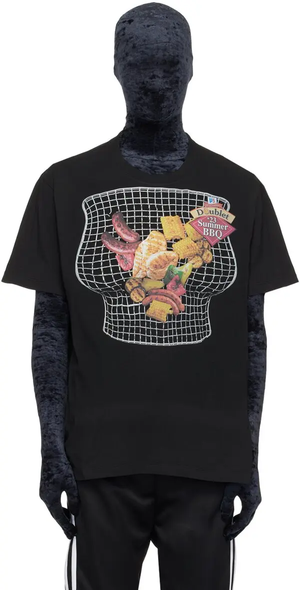 DOUBLET Graphic-print Cotton T-shirt