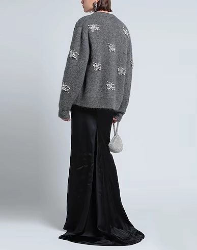 Balenciaga Asymmetrical Satin Skirt