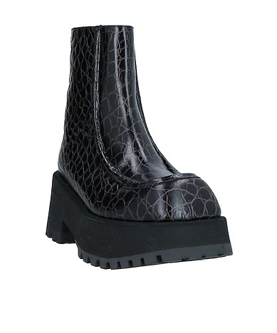 Marni Croc Print Platform Boots