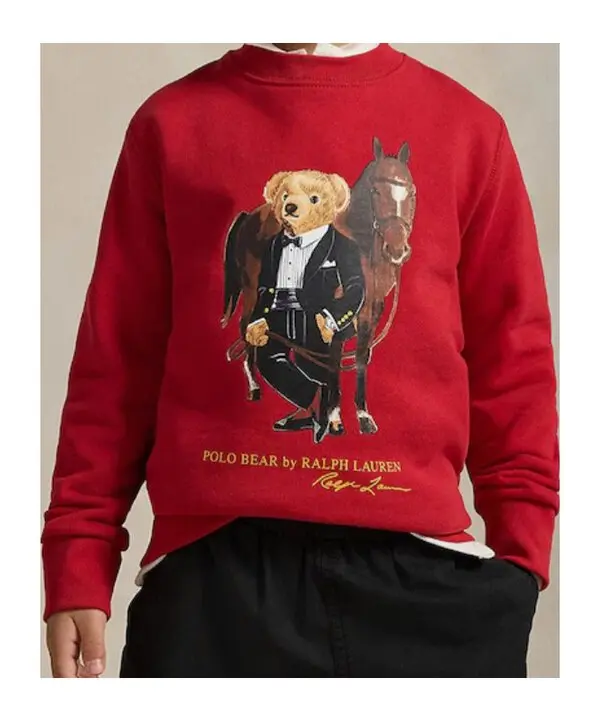 Ralph Lauren Crewneck Graphic Print Sweatshirt