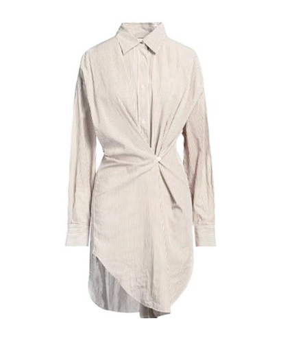 Isabel Marant Étoile Striped Long Sleeve Shirt Dress