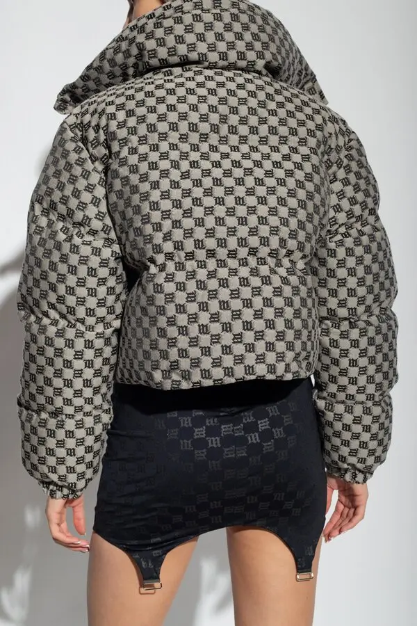 MISBHV Monogram Pattern Casual Jacket - Gray
