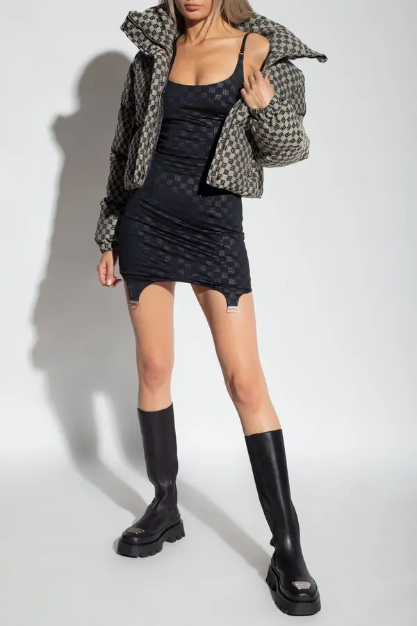 MISBHV Monogram Pattern Casual Jacket - Gray