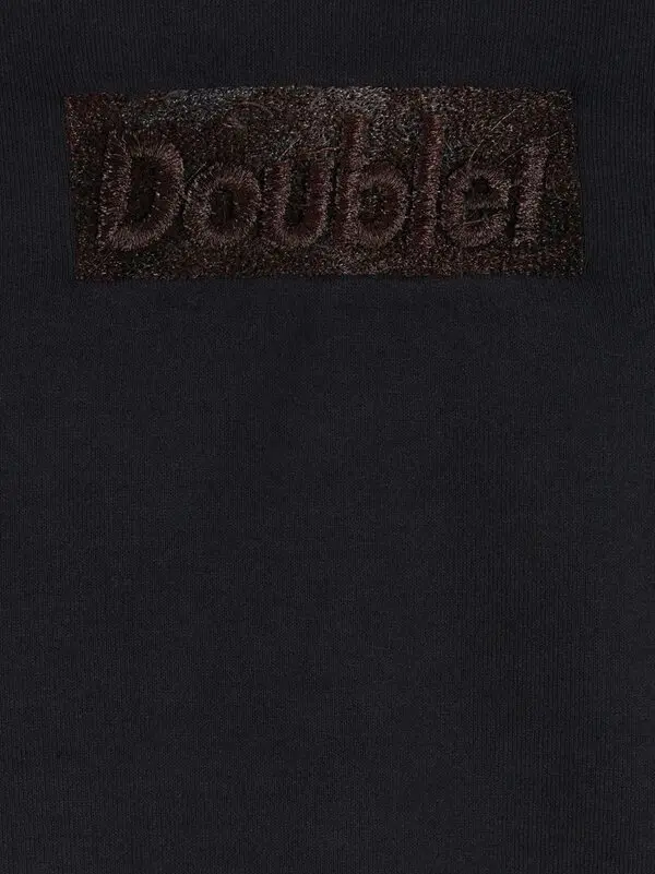 DOUBLET Polyurethane Embroidery Hooded Sweatshirt
