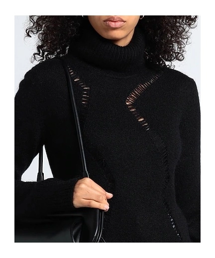 Saint Laurent Wool Knit Turtleneck Sweater