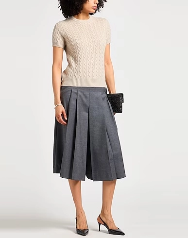 Brunello Cucinelli Crew Neck Short-sleeve Knit Top