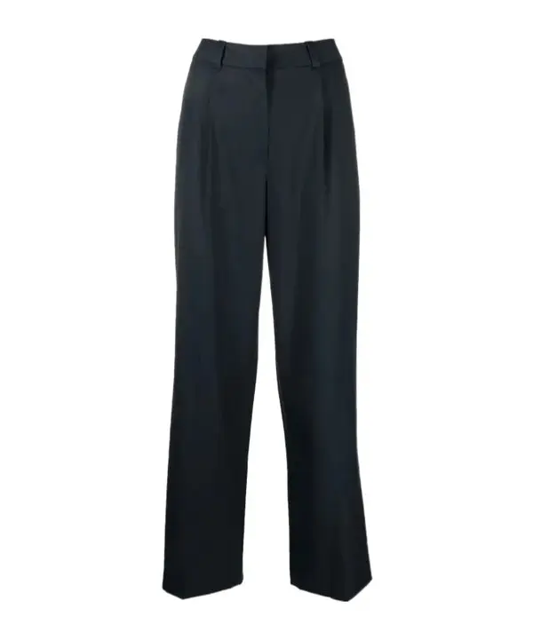 LOW CLASSIC Wool-blend Straight-leg Trousers