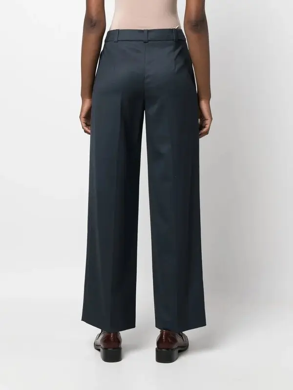 LOW CLASSIC Wool-blend Straight-leg Trousers