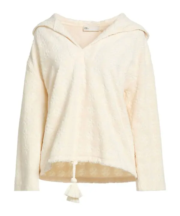Tory Burch Hooded Track Jacket With Drawstring Detail