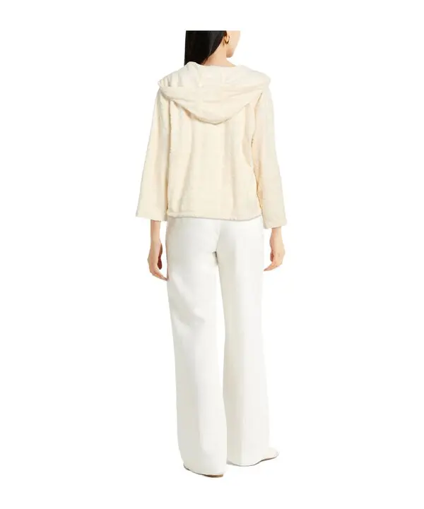 Tory Burch Hooded Track Jacket With Drawstring Detail