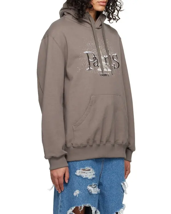 DOUBLET Graphic-print Cotton Hoodie