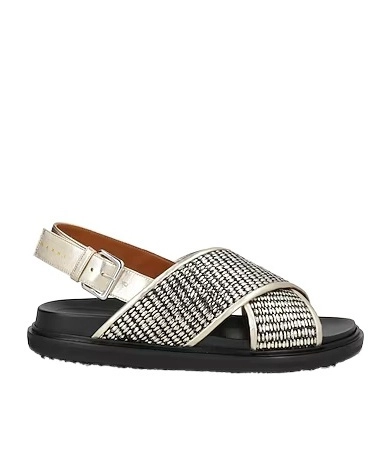 Marni Two-tone Backless Sandals