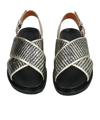 Marni Two-tone Backless Sandals